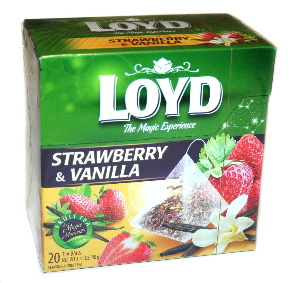 Loyd strawberry vanilla fruit tea bags