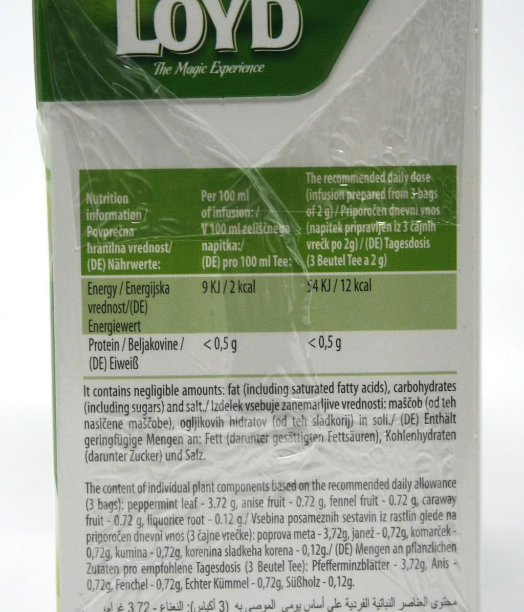 Loyd tea blend for digestive comfort