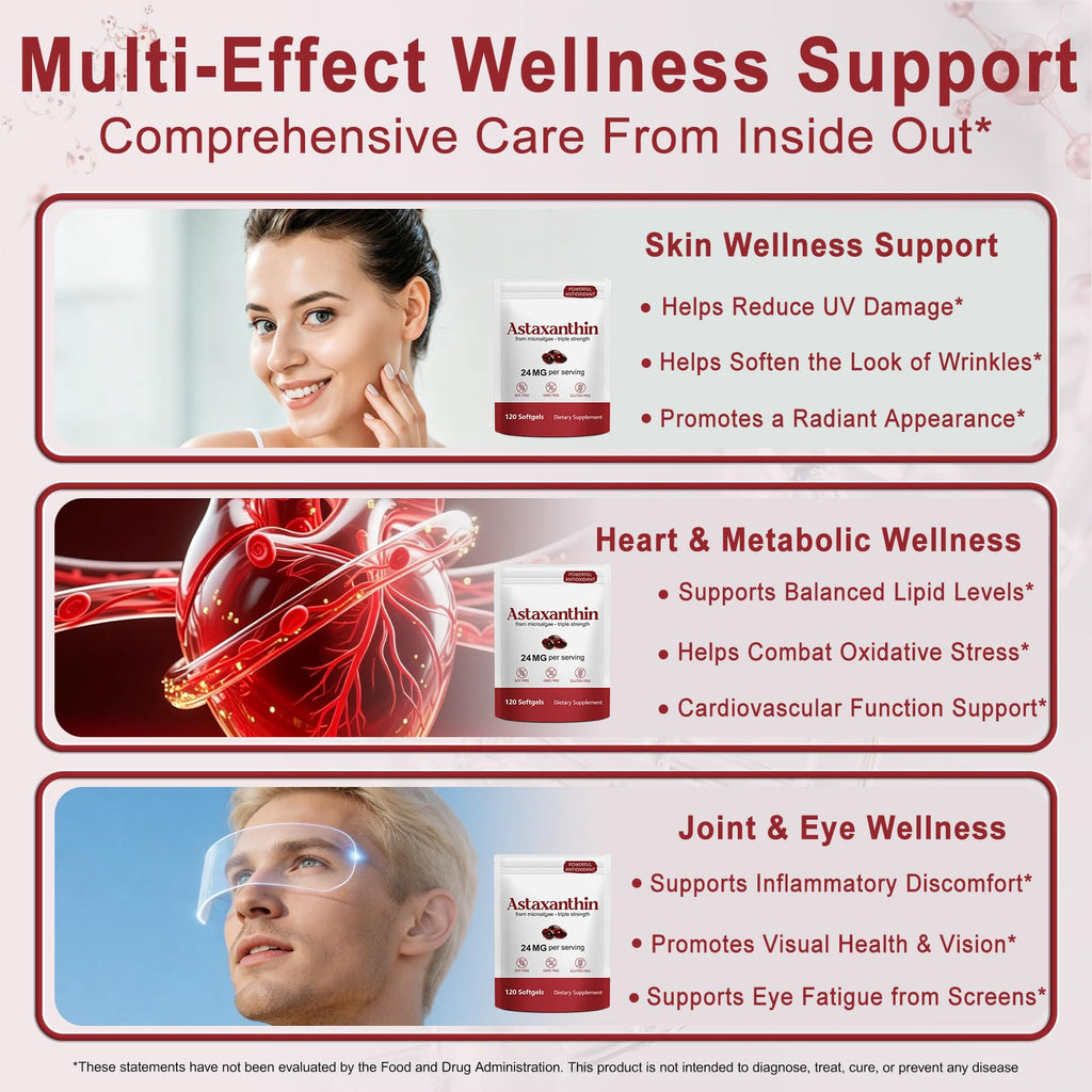 LTQXGT Astaxanthin for skin vitality