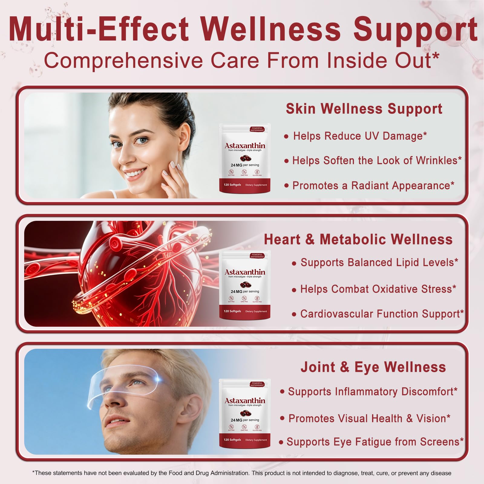 LTQXGT Astaxanthin for skin vitality