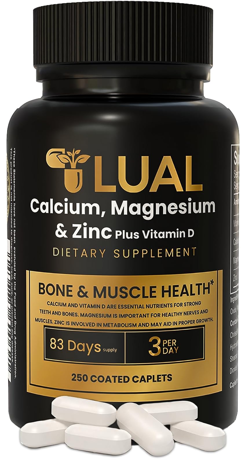 LUAL calcium magnesium zinc tablets