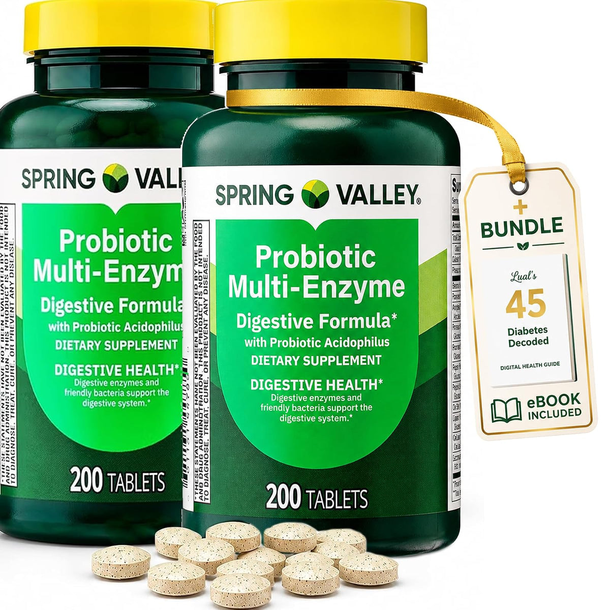 LUAL probiotic digestive support capsules