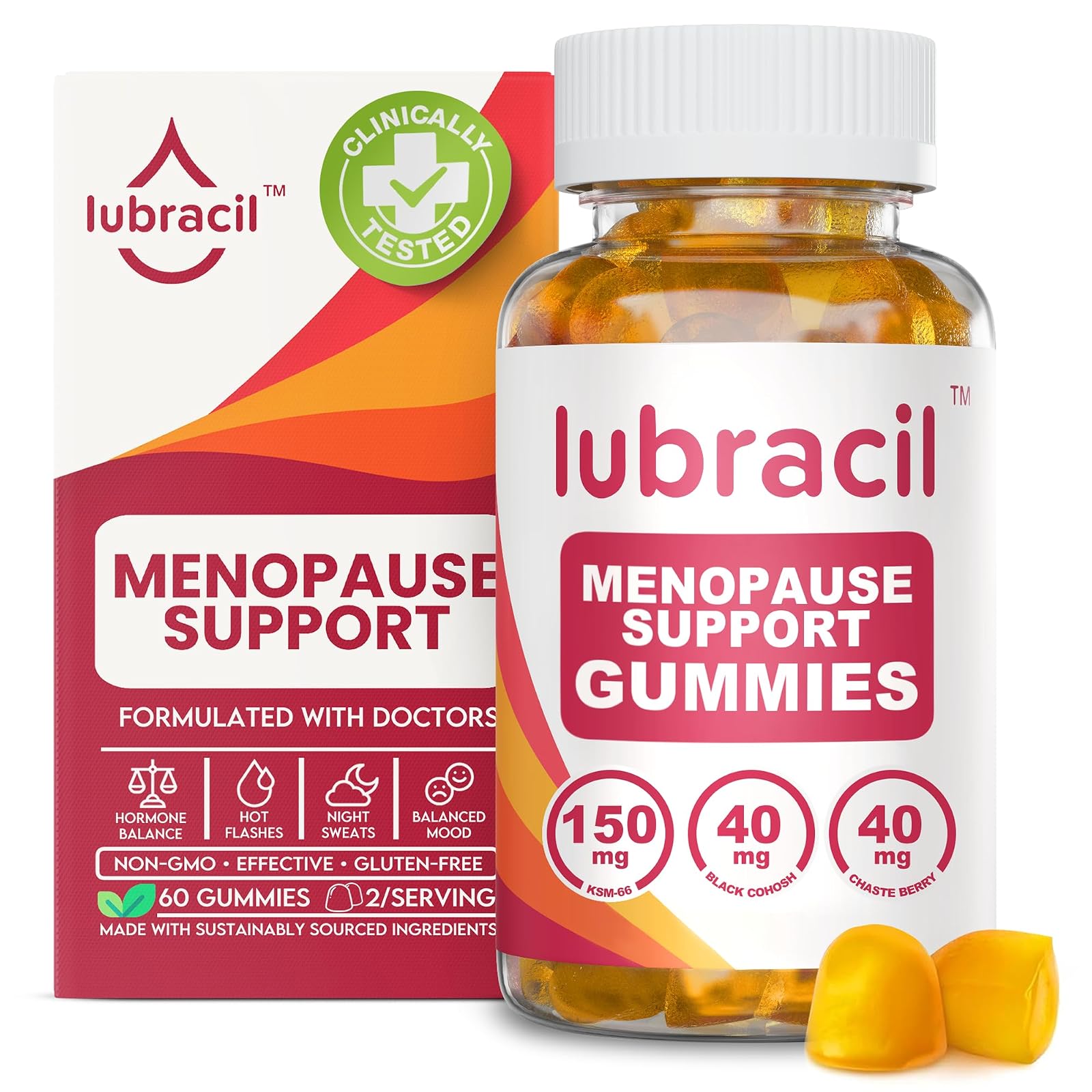 Lubracil kids gummies for menopause relief