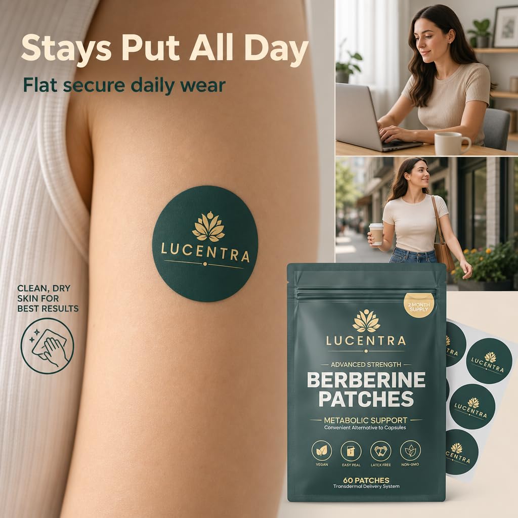 Lucentra Berberine patches for vitality