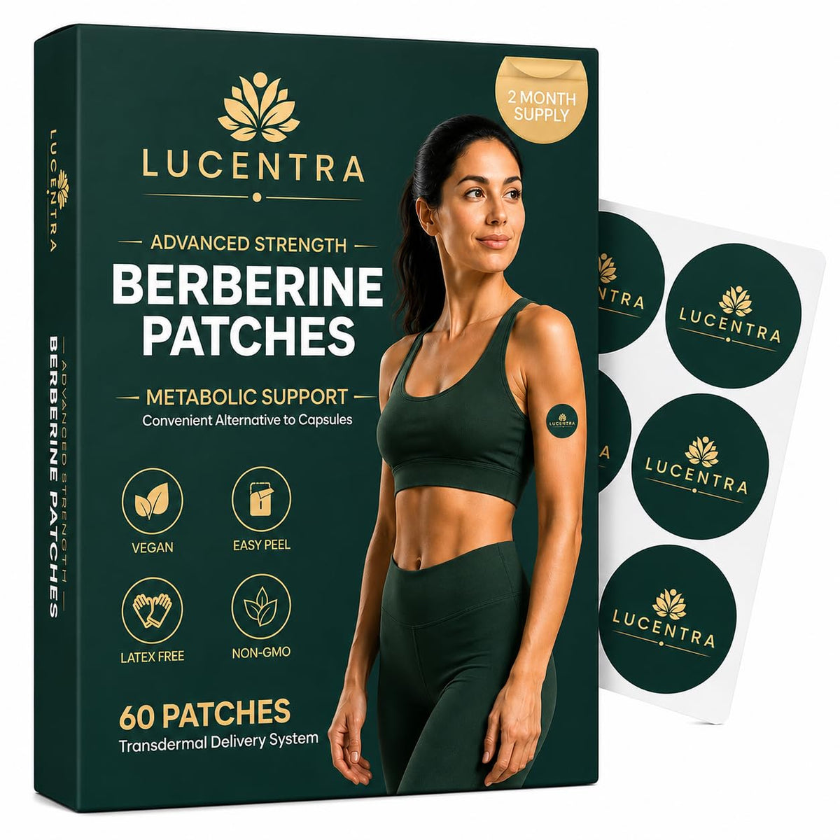 Lucentra Berberine patches for wellness