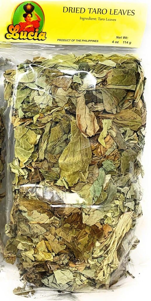 Lucia dried taro leaves for herbal tea