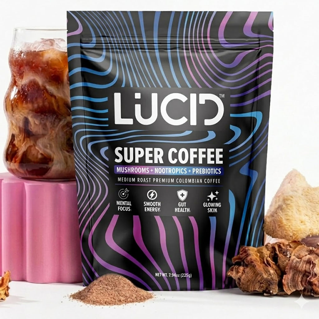 Lucid mushroom coffee for focus