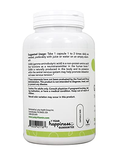 Lucky Vitamin GABA benefits