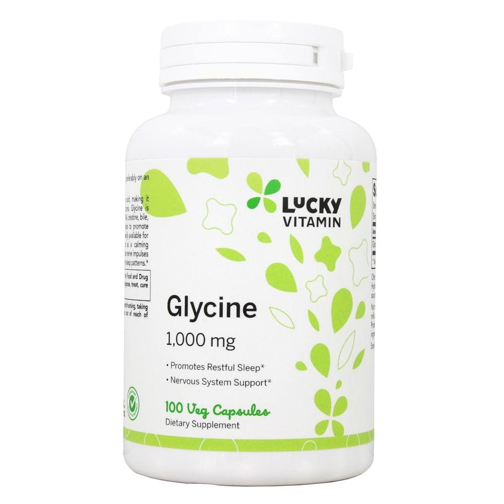 Lucky Vitamin glycine supplement benefits