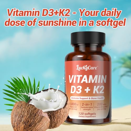 Luckycare Vitamin D3 K2 for bone health