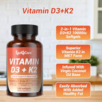 Luckycare Vitamin D3 K2 supplements