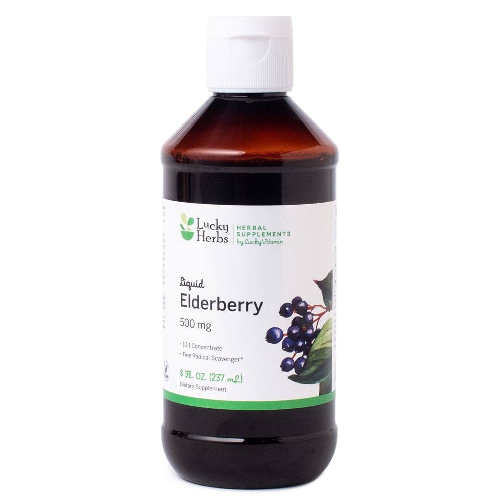 LuckyHerbs elderberry syrup for immunity