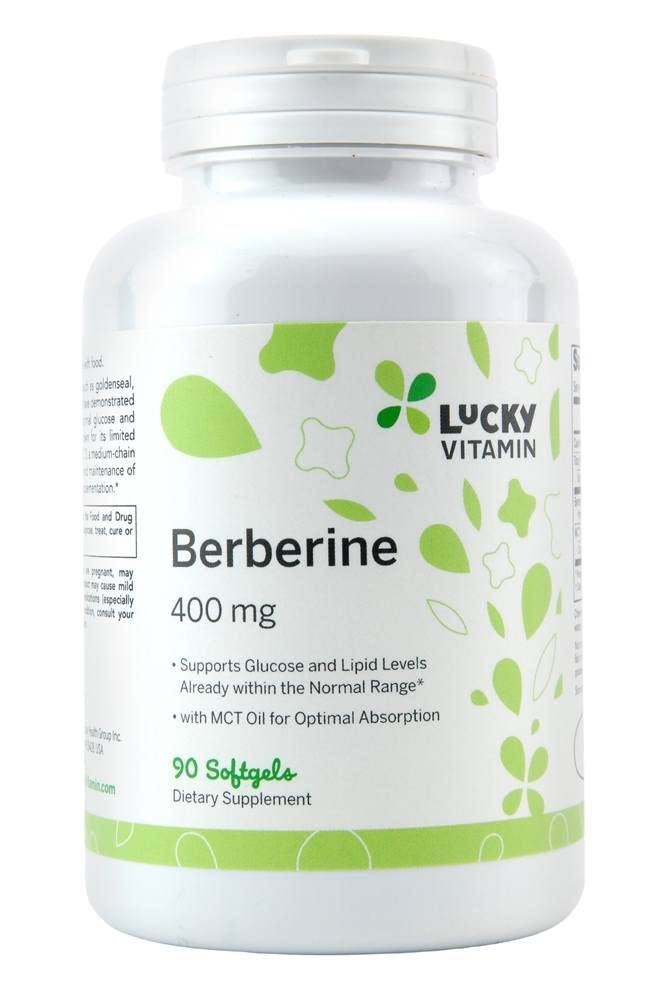 LuckyVitamin Berberine softgels for health