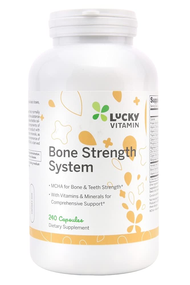 LuckyVitamin bone health support capsules