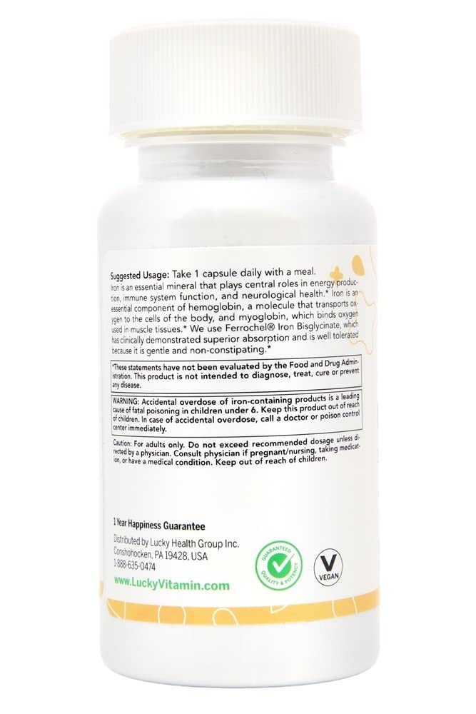 LuckyVitamin iron for immune support