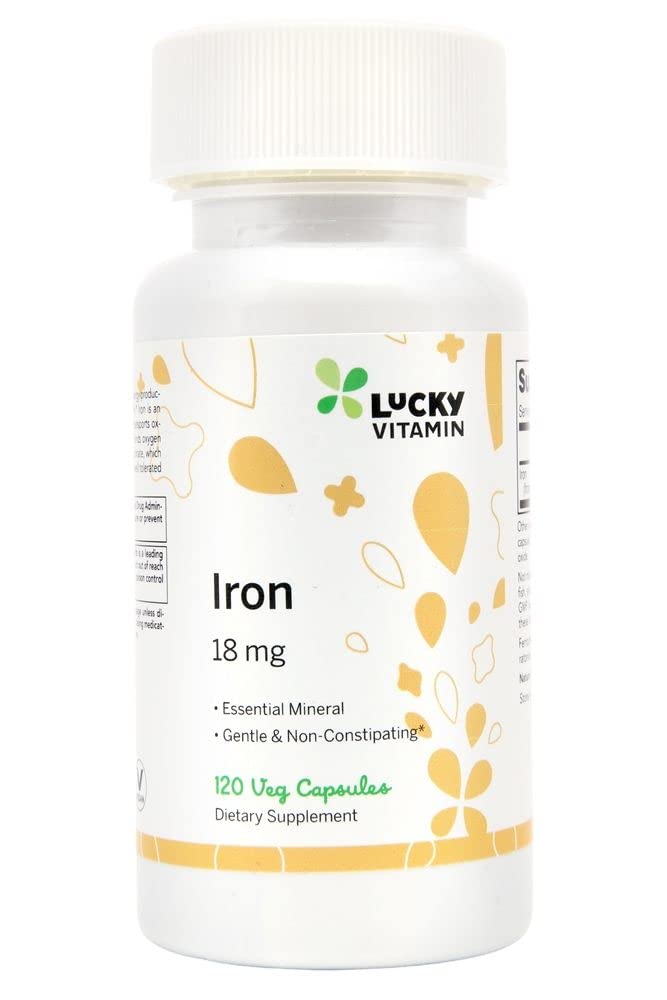 LuckyVitamin iron supplement for energy