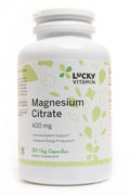 LuckyVitamin magnesium citrate capsules