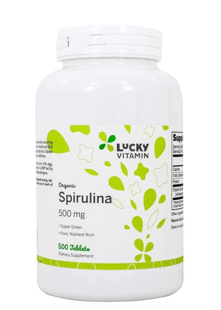 LuckyVitamin organic spirulina tablets