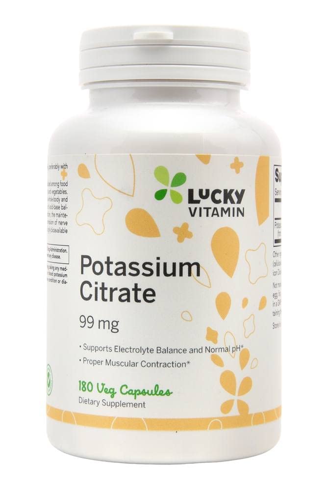 LuckyVitamin potassium citrate capsules