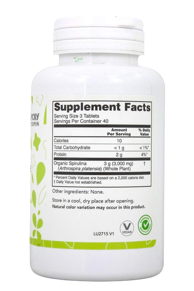 LuckyVitamin spirulina for enhanced health