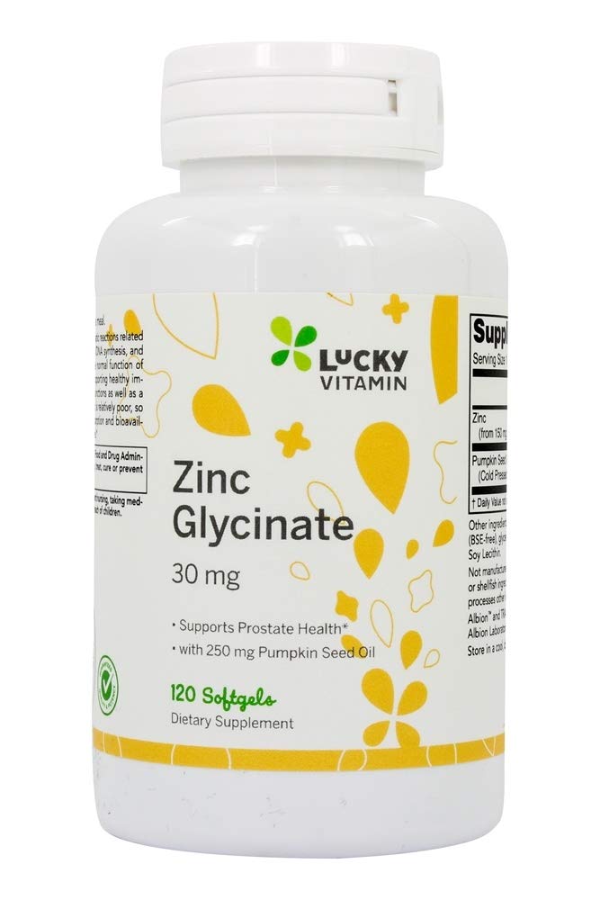 LuckyVitamin zinc supplement for immunity