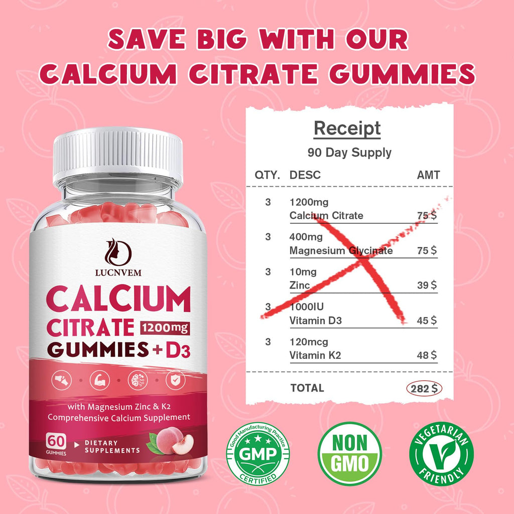 LUCNVEM calcium citrate for better absorption