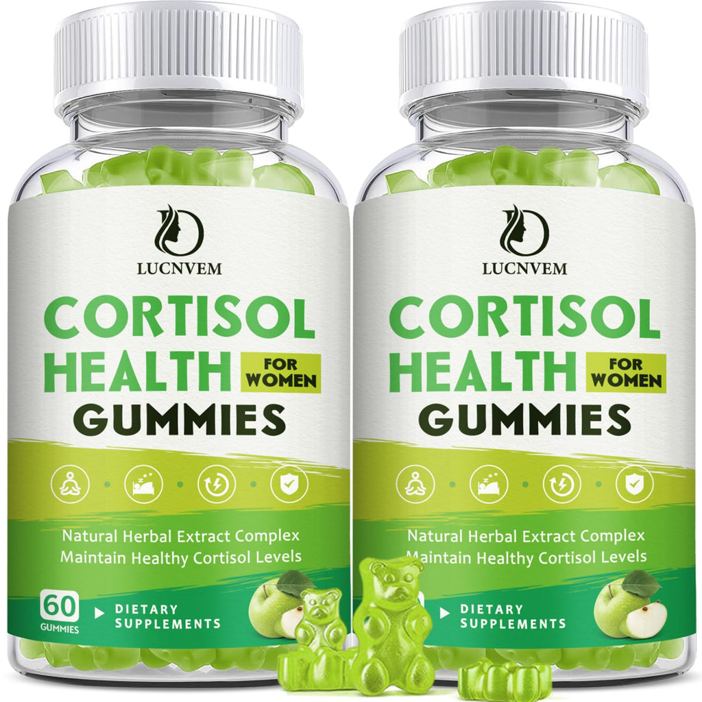 LUCNVEM cortisol gummies for stress relief