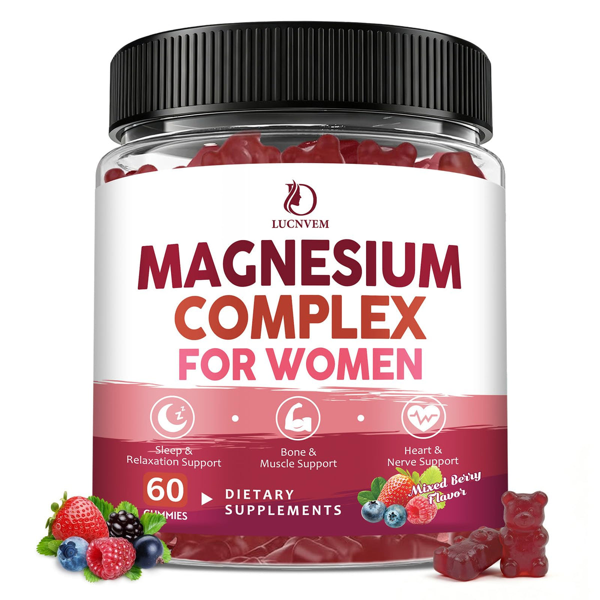 LUCNVEM magnesium complex gummies