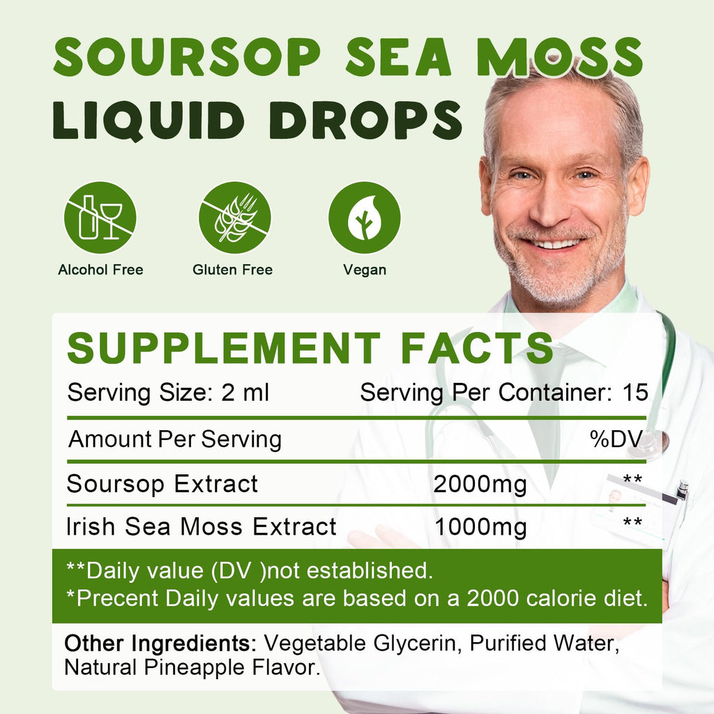 LUCNVEM soursop graviola multivitamin for seniors