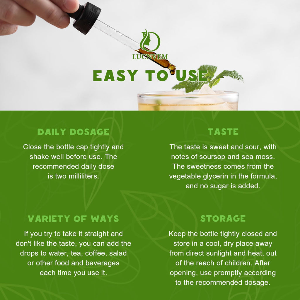 LUCNVEM soursop graviola with sea moss benefits