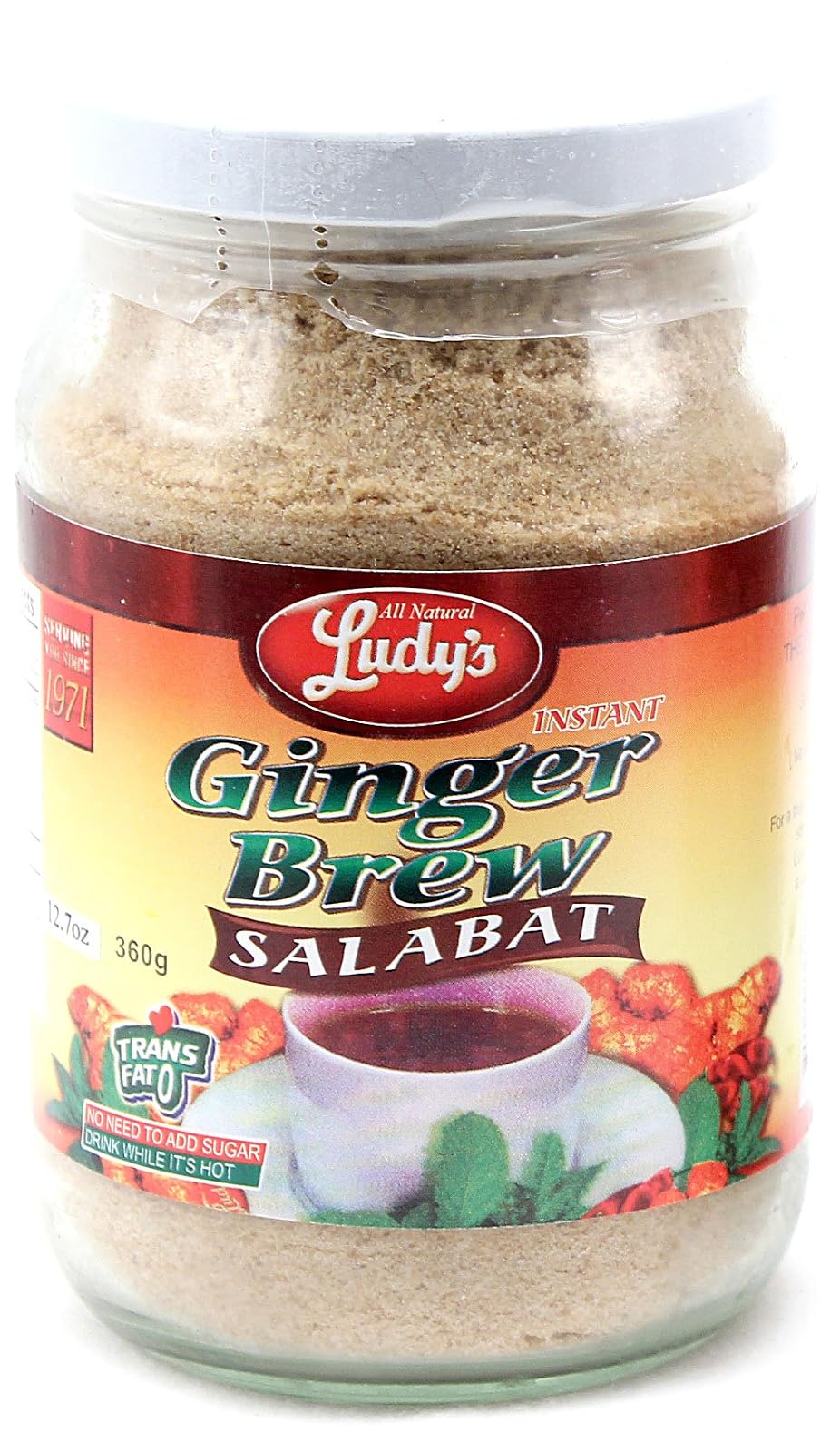 Ludy's ginger salabat herbal tea blend