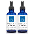 Lugol's iodine 2% solution bottles