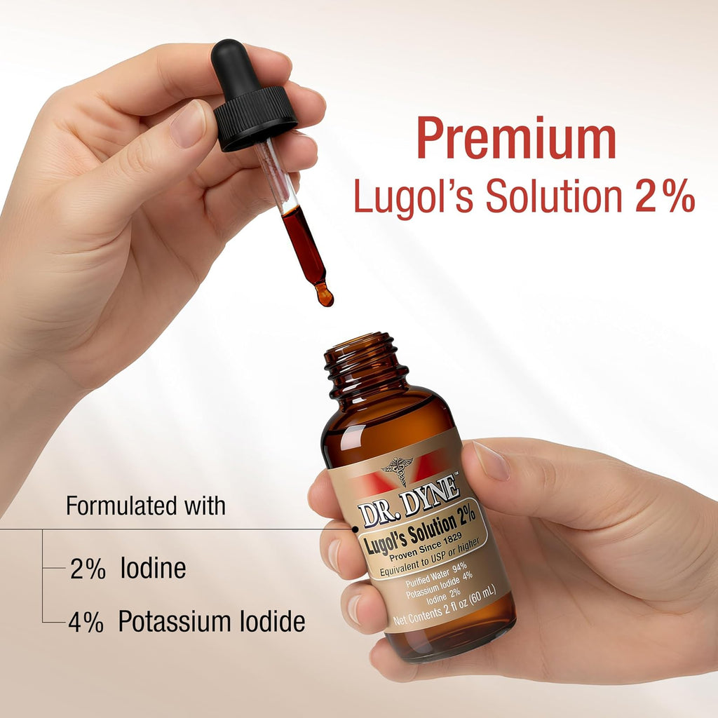 Lugol's iodine drops for daily use