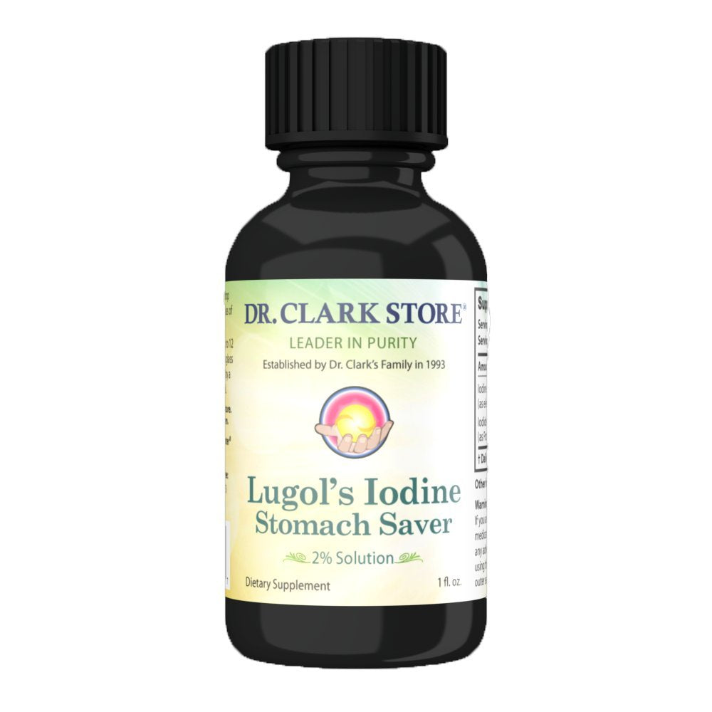 Lugol's iodine drops for health