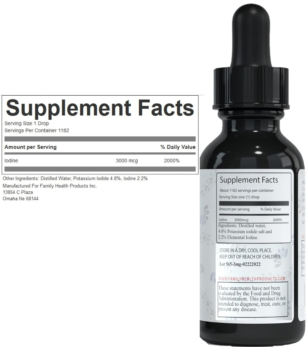 Lugol's iodine drops for immune boost