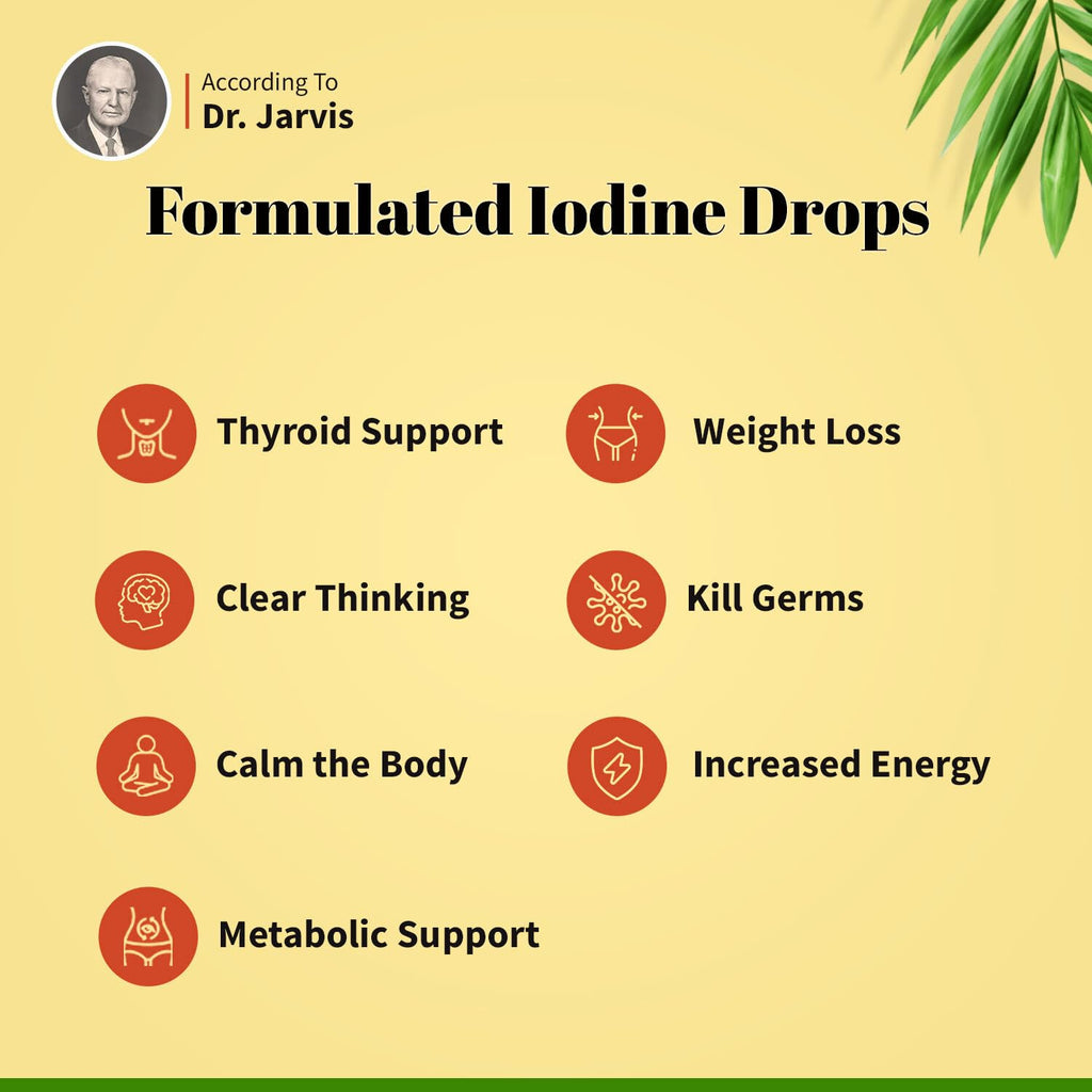 Lugol's iodine drops for thyroid health