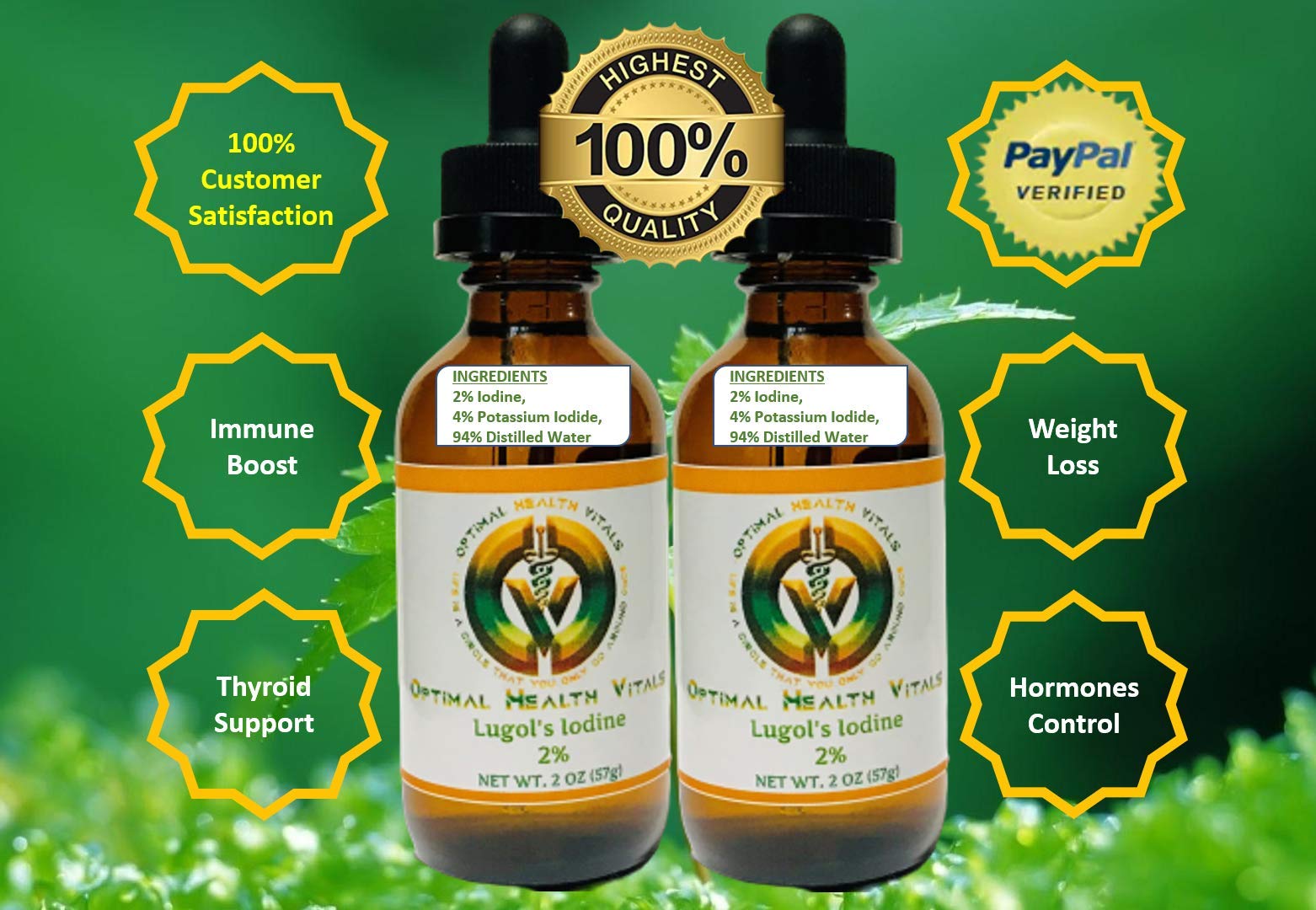 Lugol's iodine solution for thyroid health
