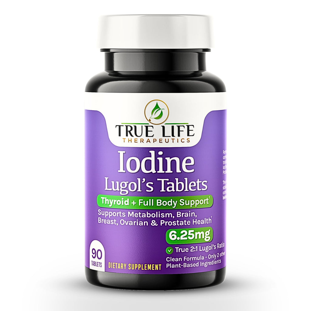 Lugol's iodine tablets for thyroid health