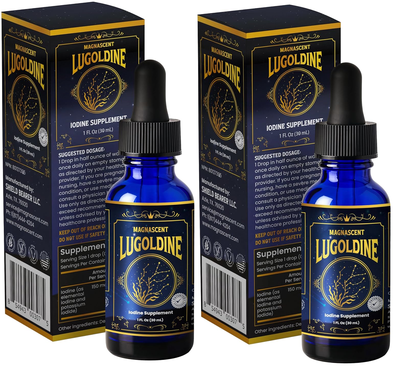 Lugoldine iodine drops for immunity