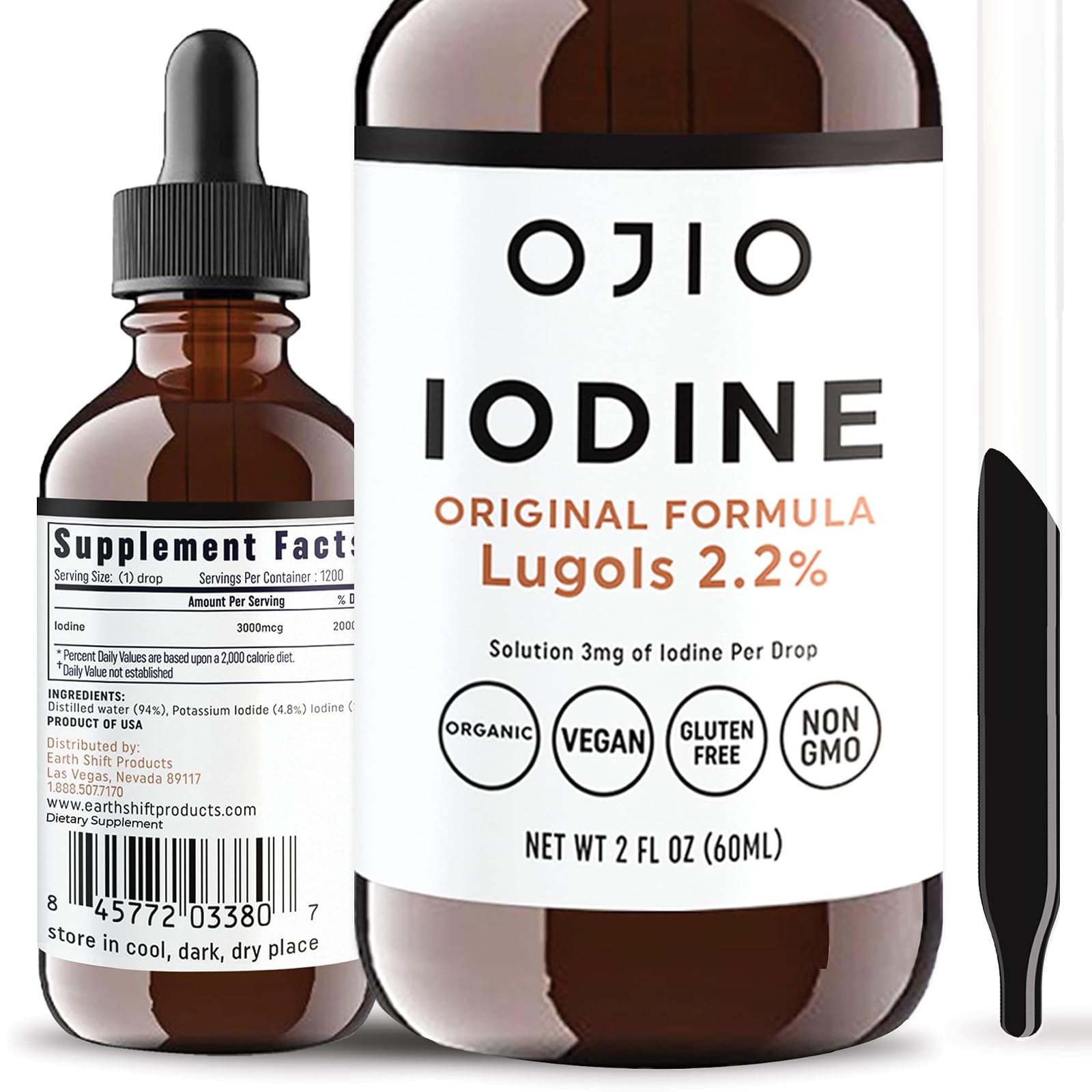 Lugols iodine solution for supplements