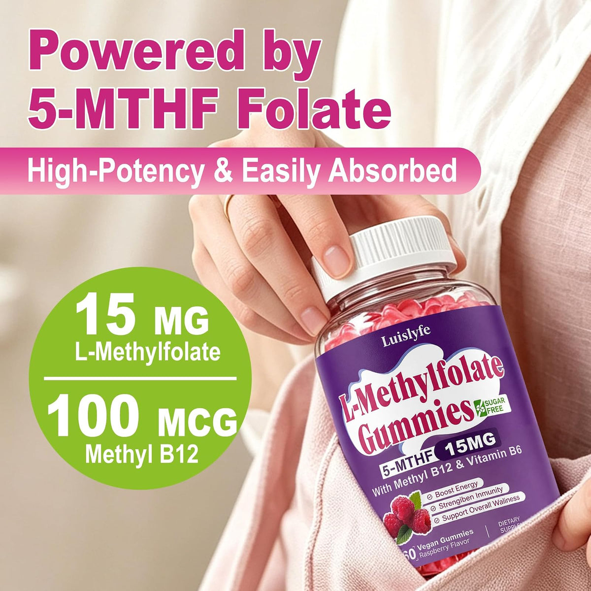 Luislyfe Methyl B12 supplement benefits