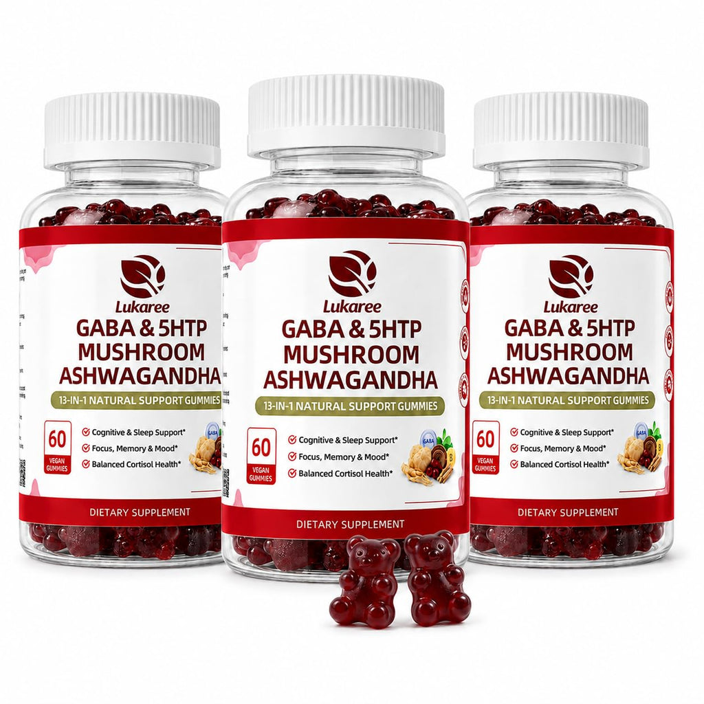 Lukaree GABA mushroom gummies for relaxation