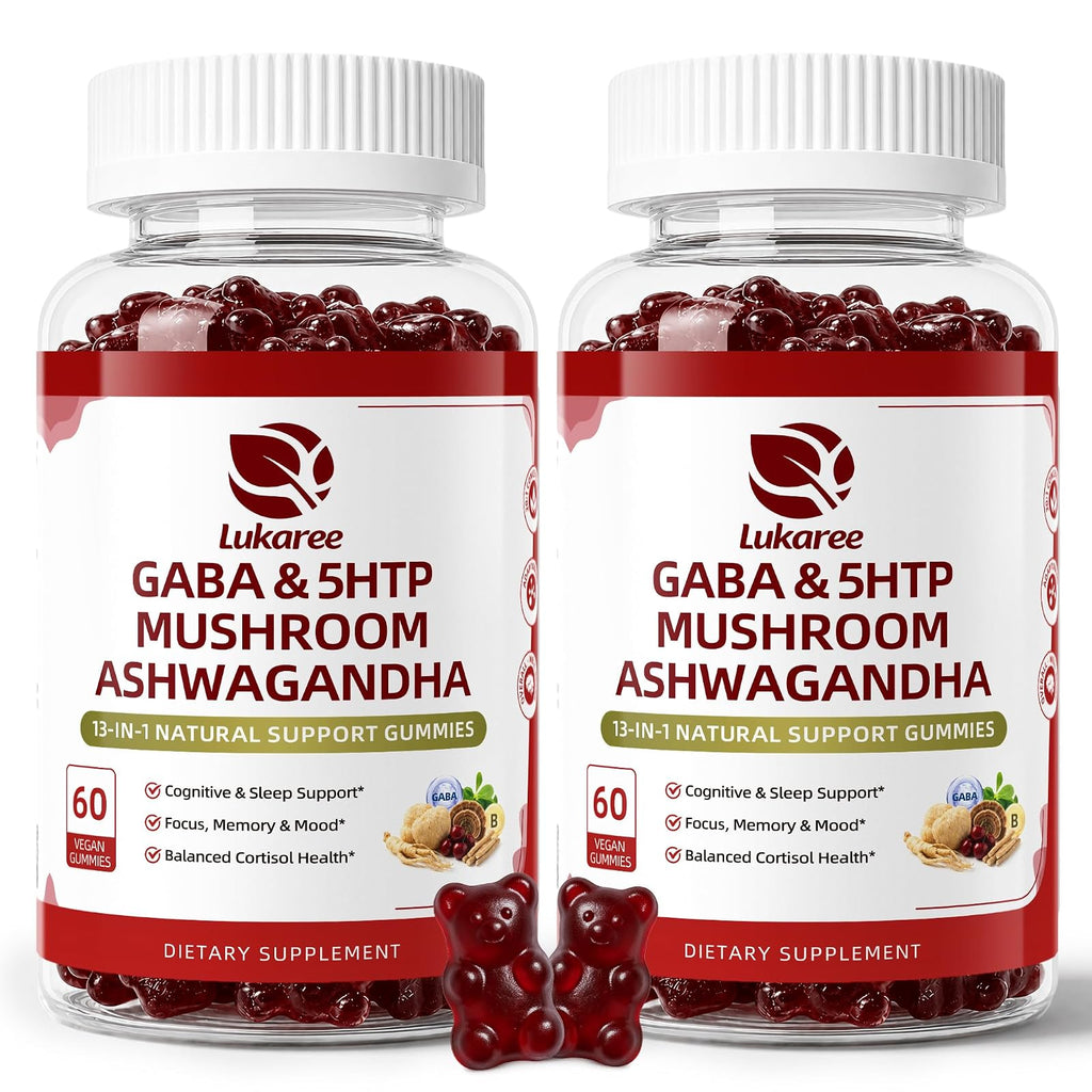 Lukaree GABA mushroom gummies for relaxation
