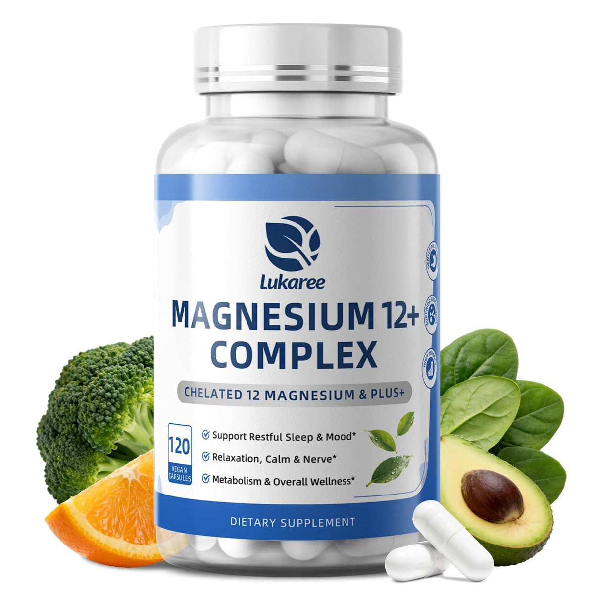 Lukaree Magnesium Glycinate capsules