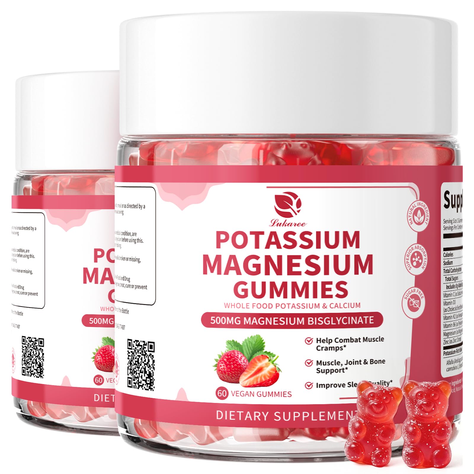 Lukaree potassium gummies for energy