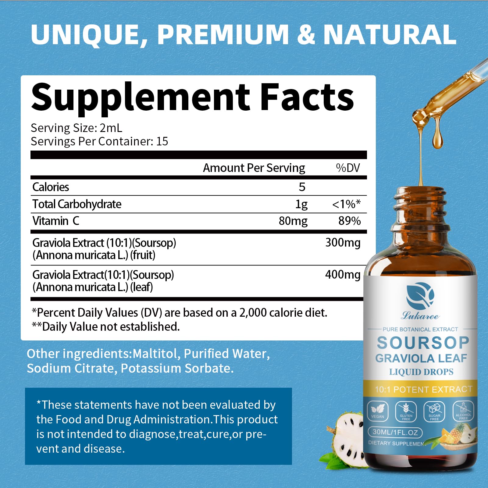 Lukaree Soursop Graviola wellness solution