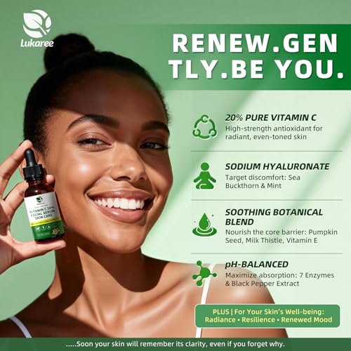 Lukaree Vitamin C serum anti-aging benefits