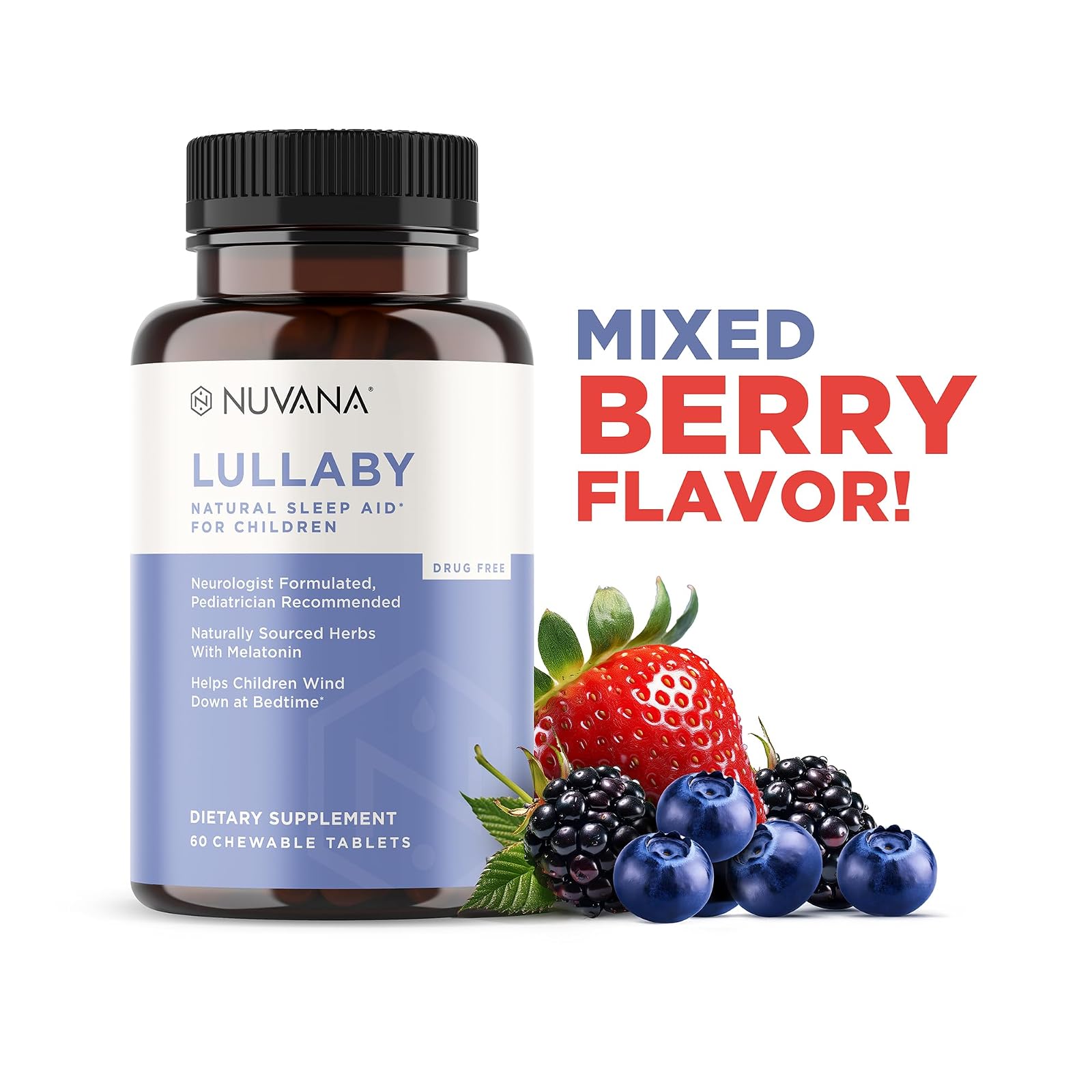 Lullaby chewable tablets for bedtime