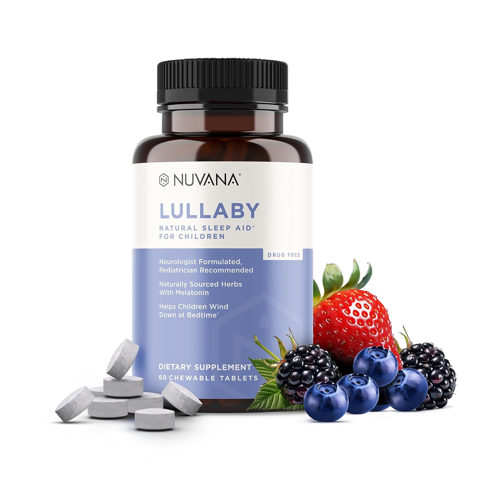 Lullaby kids sleep aid tablets