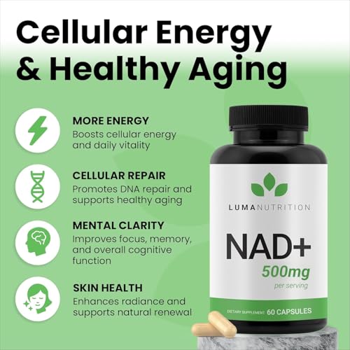 Luma Nutrition 60 count NAD+ capsules